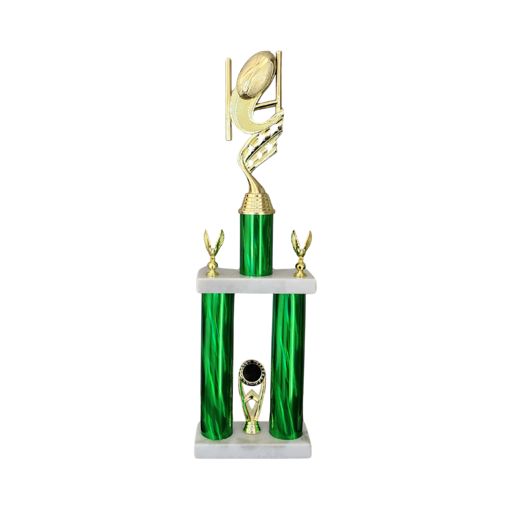 Star Figure 2 Column Trophy – Woolf's Trophies And Engravers